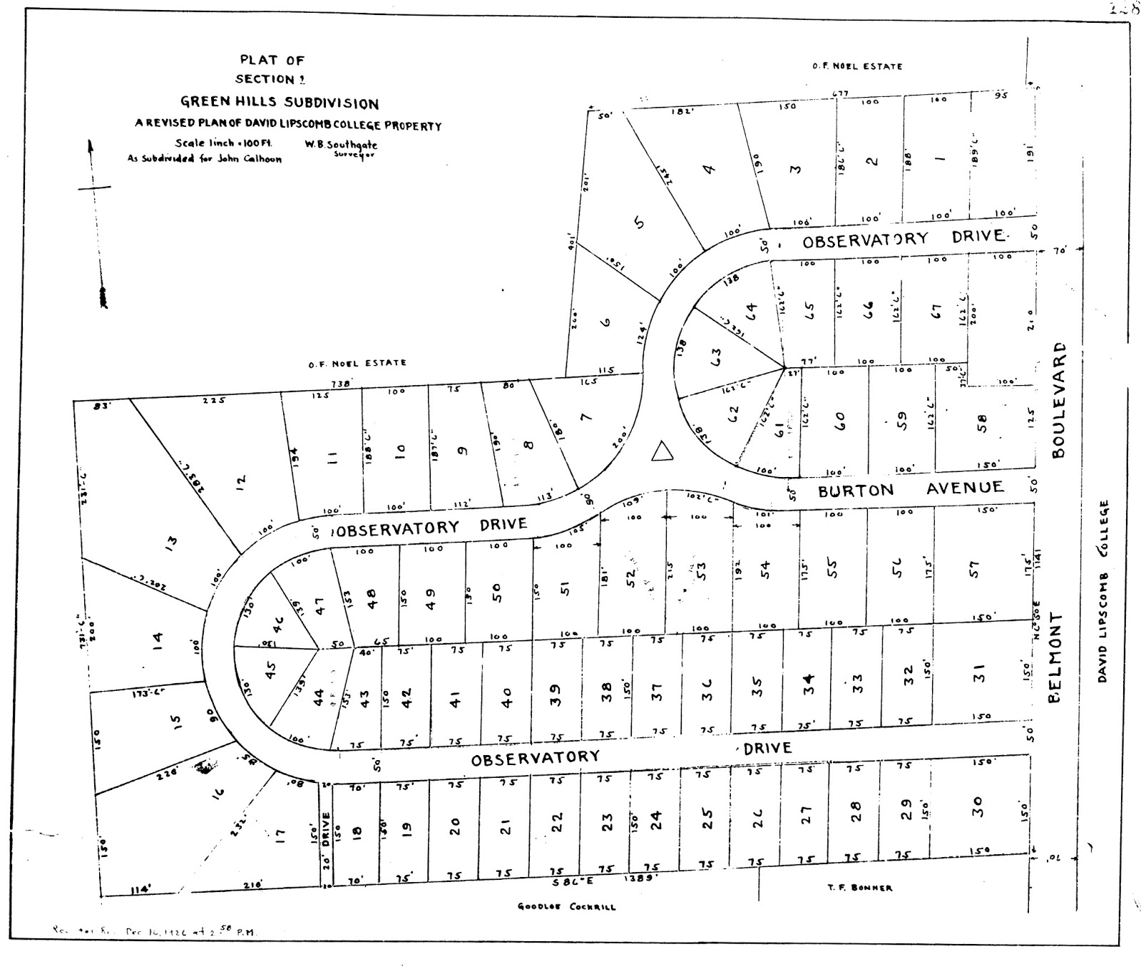 Subdivision Plat - Brotherton Land Surveying